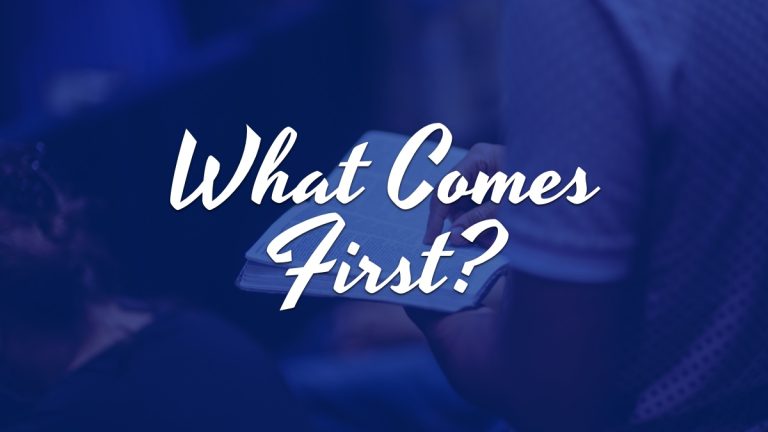 What Comes First? - The Post